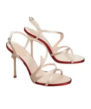 ROGER VIVIER Rose Vivier Sandals In Satin
