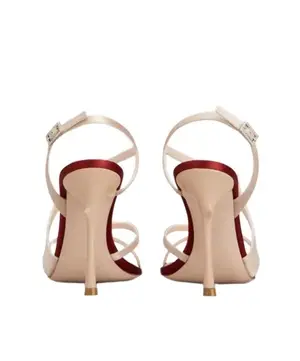 ROGER VIVIER Rose Vivier Sandals In Satin