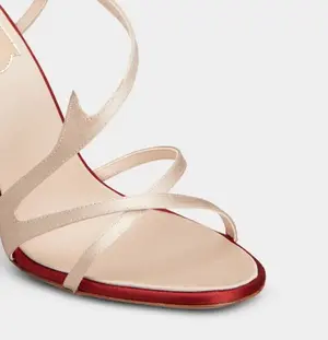 ROGER VIVIER Rose Vivier Sandals In Satin