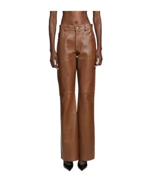 HAIKURE Casual Trousers With Belt Loops - Tan