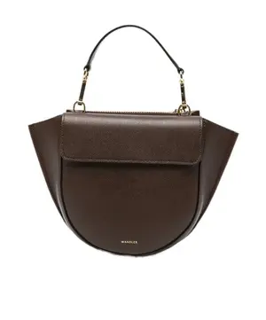 WANDLER Mini Hortensia Leather Tote Bag - Black