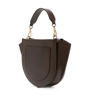 WANDLER Mini Hortensia Leather Tote Bag - Black