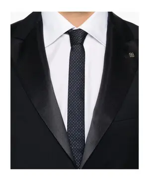 Tagliatore Satin-lapel Virgin-wool Suit