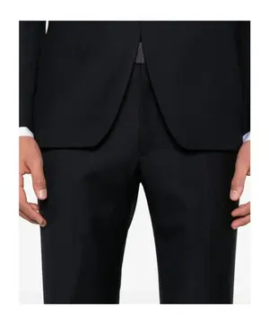 Tagliatore Satin-lapel Virgin-wool Suit
