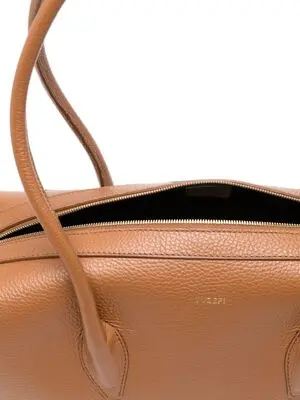 Yuzefi Brioche Duffle Grained-leather Shoulder Bag