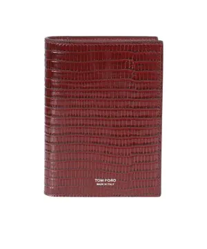 TOM FORD Bi-fold Wallet - Ruby Red