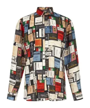 Moschino Labels' Shirt - Multicolor
