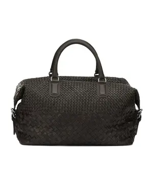 Officine Creative Armor 019 Woven Leather Travel Bag