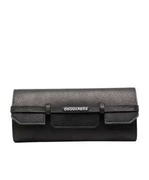 Dsquared2 Logo-appliqué Clutch Bag - Black