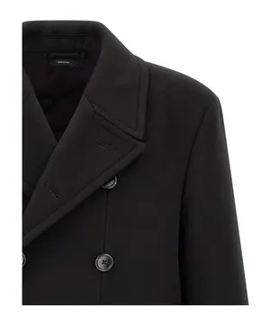 TOM FORD Luxury Melton Officer Coat