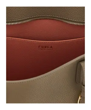 Furla Grainy Leather Tote Bag