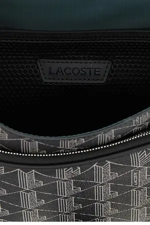 Lacoste Monogram Flap Messenger Bag