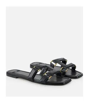 Elisabetta Franchi Logo Detail Slippers