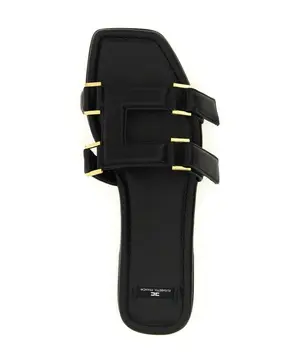 Elisabetta Franchi Logo Detail Slippers