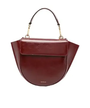 WANDLER Mini Hortensia Leather Tote Bag - Ruby Glaze