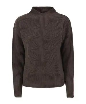 Herno Wool Pullover Sweater - Black