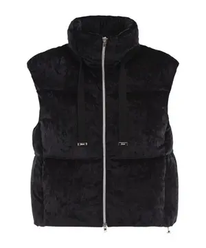 Herno Velvet-effect Padded Gilet - No