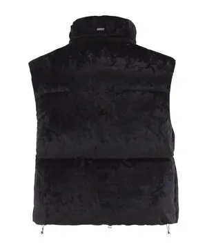 Herno Velvet-effect Padded Gilet