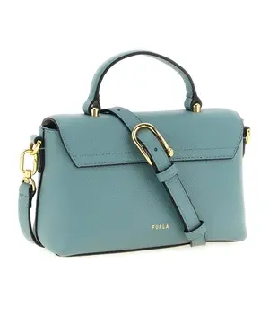 Furla Mini Shoulder Bag With Gold Sphere Clasp