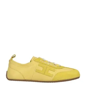 Elisabetta Franchi Label-stitched Lace-up Sneakers