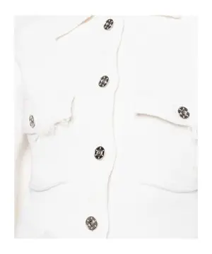 BARRIE Fringed Denim Jacket