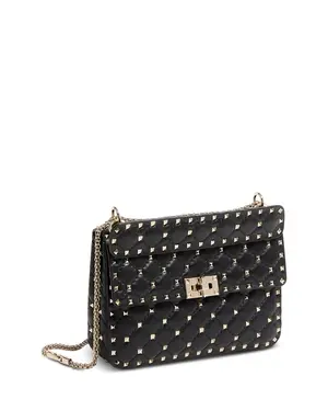 Valentino Garavani Medium Studded Leather Shoulder Bag