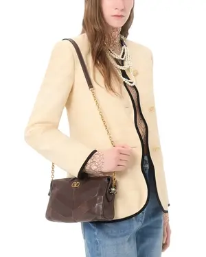 Valentino Garavani Small Quilted Shoulder Bag - Brown