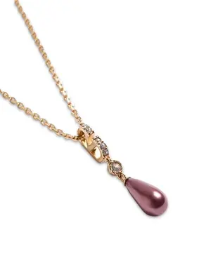 Valentino Garavani Logo Lariat Necklace