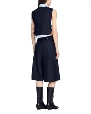 Sandro 2-in-1 Shirt And Vest Set