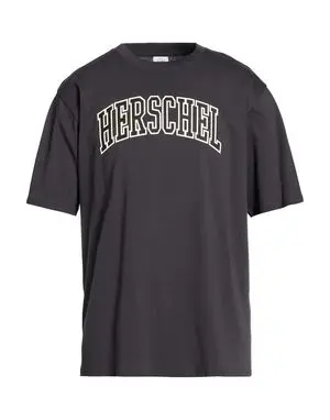 Herschel Supply Co. T-shirt Charcoal Size Cotton