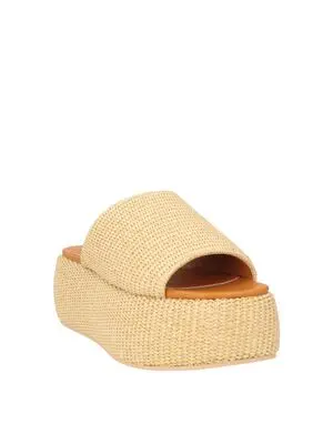 SIMONMILLER Sandals Size Natural Raffia