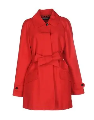 Dolce & Gabbana Overcoat & Trench Coat Size Cotton, Polyamide