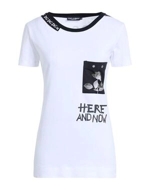 Dolce & Gabbana T-shirt Size Cotton, Polyester, Viscose - White