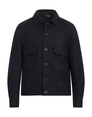 SANTANIELLO Jacket Midnight Size Wool, Polyamide, Cashmere, Elastane - Blue