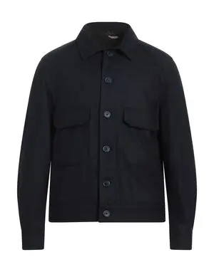 SANTANIELLO Jacket Midnight Size Wool, Polyamide, Cashmere, Elastane