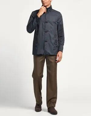 MOORER Jacket Chocolate Size Polyester - Blue