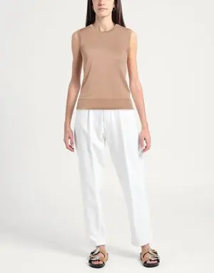 PUROTATTO Sleeveless Silk & Cashmere Knit Top