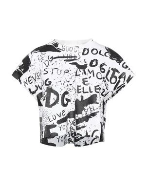 Dolce & Gabbana T-shirt Size Cotton, Polyamide, Elastane - White