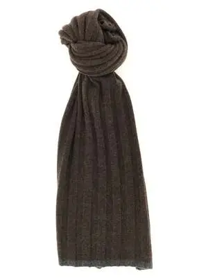 BRUNELLO CUCINELLI Brunello Cucinelli Men Ribbed Cashmere Knit Scarf