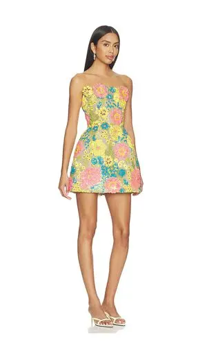 BRONX BANCO Sequin Strapless Mini Dress