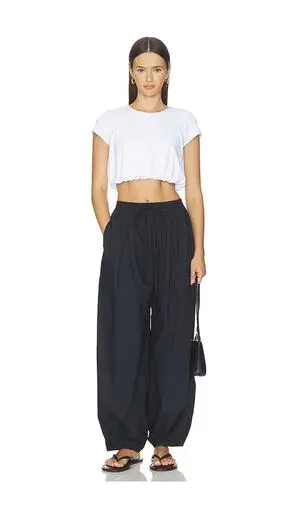 Susana Monaco Crew Blouson Top