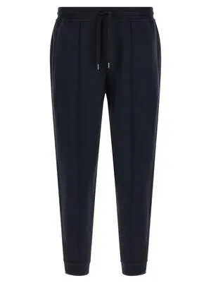 Brunello Cucinelli Cotton, Cashmere And Silk Joggers - Blue
