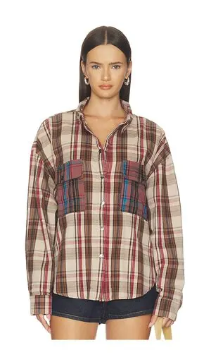 ONETEASPOON Prairie Check Daria Shirt