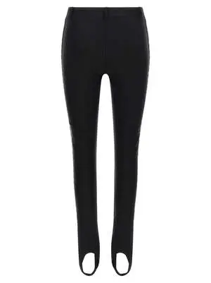 Moschino Leggings With Side Logo Band - Multicolor