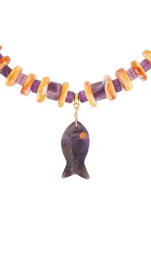 Brinker & Eliza Coastal Muse Necklace In Multi