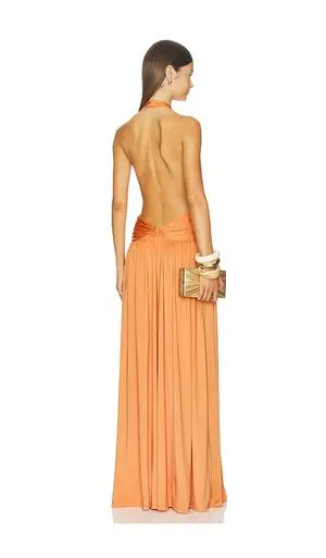 Arcina Ori Santina Dress In Orange