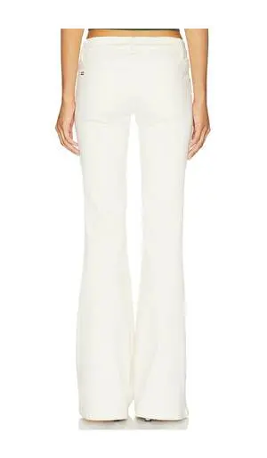 Alice + Olivia Chic Embroidered Flare Jeans