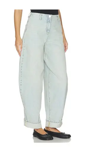 ALIGNE Christina Barrel Leg Jean In Blue
