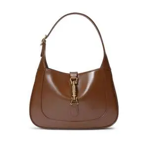 Gucci Leather Shoulder Bag - Brown