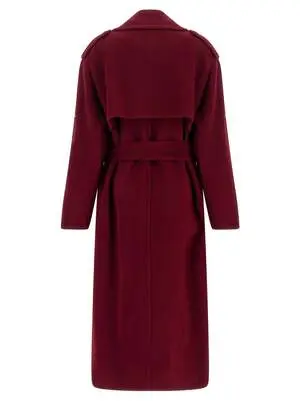 Alberta Ferretti Long Wool Coat